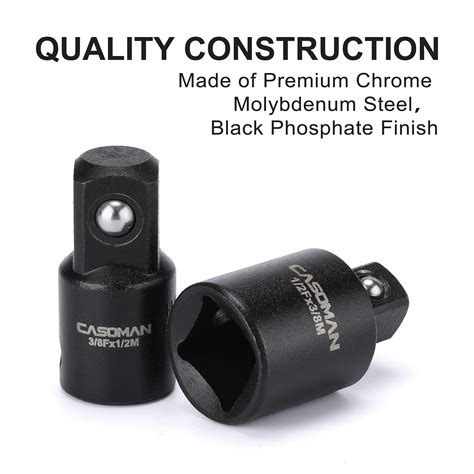 6 Piece Impact Adapter And Reducer Set Socket Convertor Adaptor Reducer