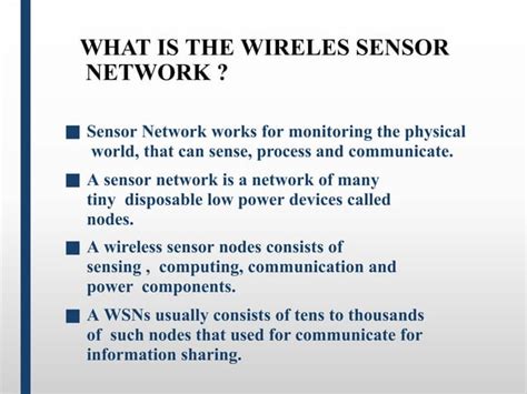 Internet Of Thing Wireless Sensor Network Ppt