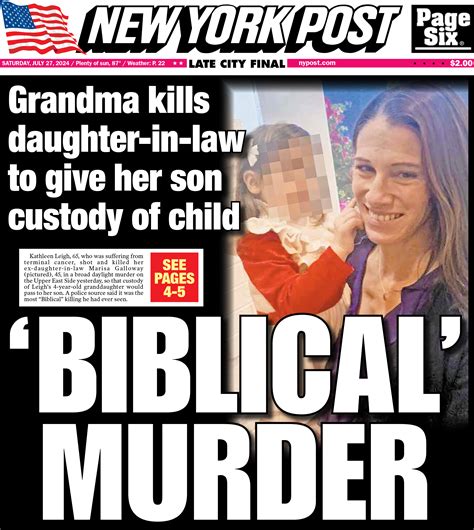 Ny Post Cover For July 27 2024 New York Post