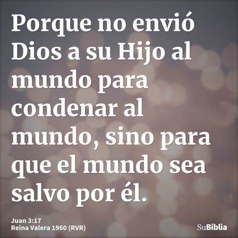 Juan 3 17 Biblia