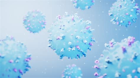 Lymphocytes And Biological Immune System 3d Rendering 47207023 Stock
