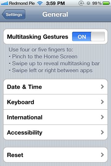 Enable Multitouch Gestures On IOS 4 3 1 The Easy Way Jailbreak Tweak Redmond Pie