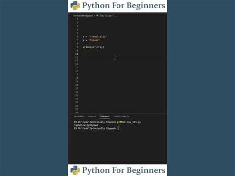 Printing Multiple Lines With Python | Python Tutorial - YouTube