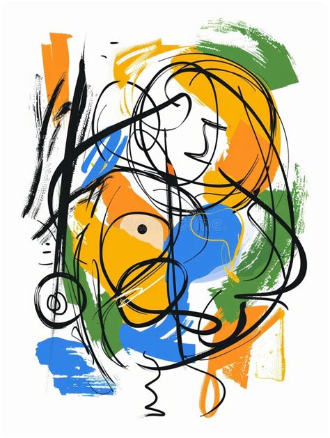 Vibrant Abstract Collage Art With Bold Colors And Dynamic Shapes For Modern And Contemporary