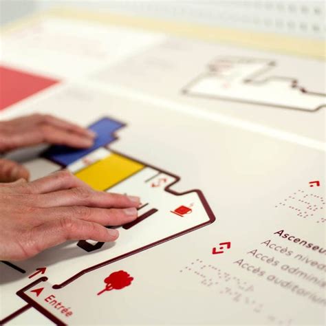 Tactile Orientation Plan Presenting The Organization Of The Camille