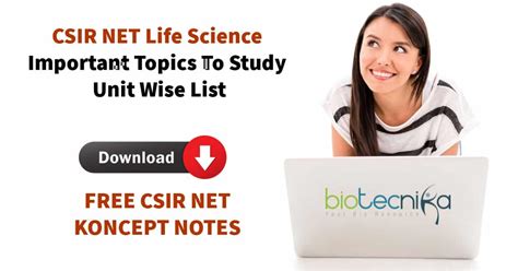 CSIR Life Science Important Topics CSIR NET Important Topics To Study