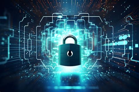 Premium Ai Image Cybersecurity And Privacy And Protect Data Concept Lock Key Icon And Internet