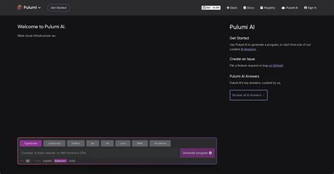 pulumi cloud infrastructure taaft