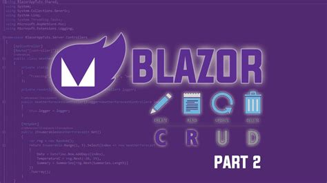 Getting Started Blazor Web Framework Create Read Update Delete Part 2 Denric Denise Youtube