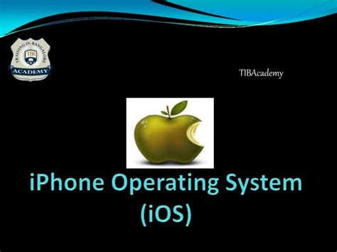 Ios Operating System Pptx