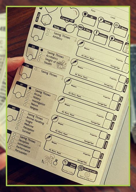 Dnd Rogue Character Sheet Rogue Character Character Sheet Dnd Character Sheet