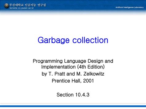 ppt garbage collection powerpoint presentation free download id