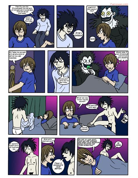 Rule 34 Bumwolf Comic Death Note L Lawliet Light Yagami Ryuk Yaoi