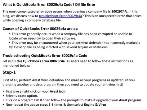 ppt quickbooks error 80029c4a code solved error loading type