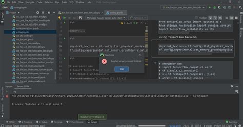 Managed Jupyter Server Fails To Start In Pycharm 20191 Ides Support