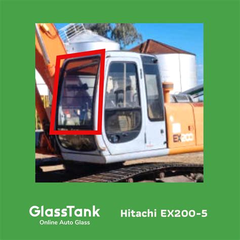 กระจกหนาโคง Hitachi EX200 5 SEX200 5 กระจกแมคโคร glasstank co