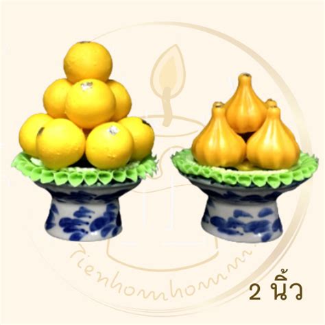 ขนมโมทกะ ลาดู จำลอง ขนาดพาน 2 นิ้ว ทำจากดินญี่ปุ่น Shopee Thailand