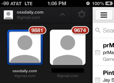 Easily Use Switch Between Multiple Gmail Accounts On IPhone IPad