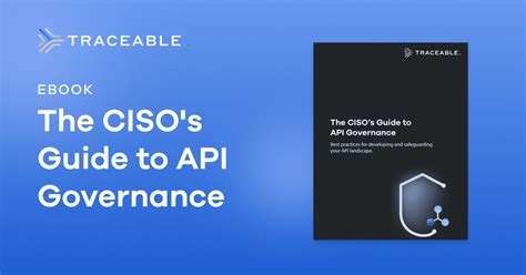 The Cisos Guide To Api Governance Traceable Api Security