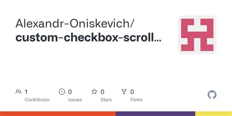 Github Alexandr Oniskevichcustom Checkbox Scroll Selector Api Map
