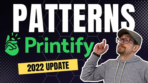 Printify Pattern Update Print On Demand Pattern Tutorial Youtube