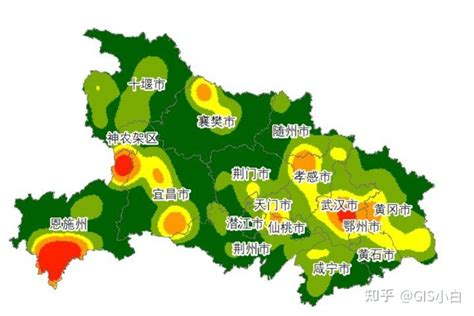 【arcgis教程】（97）专题图制作之人口地图（4）——湖北省人口密度分析 知乎