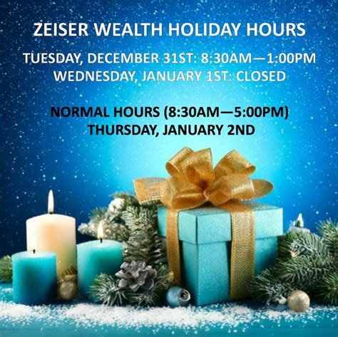 Zwm Holiday Office Hours Jared Zeiser