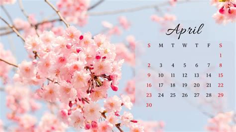 🔥 Free Download April Wallpaper Calendars By Twatts Wallpapersafari
