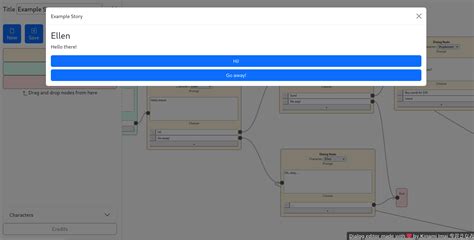 Dialog Editor By Kinami Imai 今井きなみ