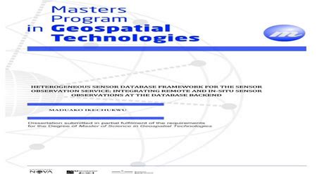 Pdf Heterogeneous Sensor Database Framework For The · Heterogeneous