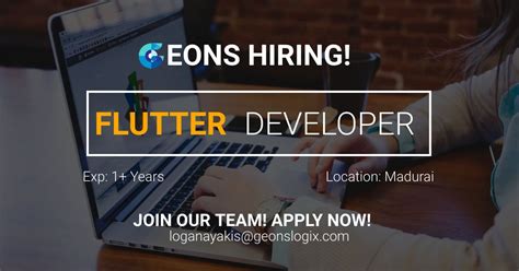 S Loganayaki On Linkedin Hiring Flutter Madurai Flutterdeveloper Maduraijobs Hiring