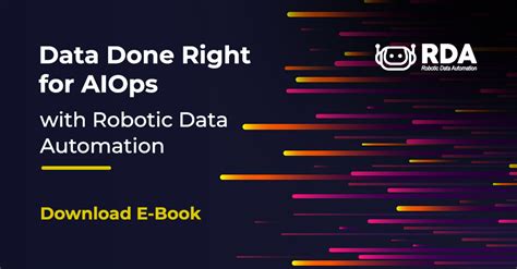 E Book Download Data Done Right For Aiops With Robotic Data Automation Rda Rda