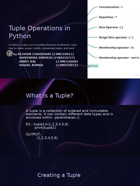 Tuple Operations In Python 1 Pdf Programming Paradigms Computing