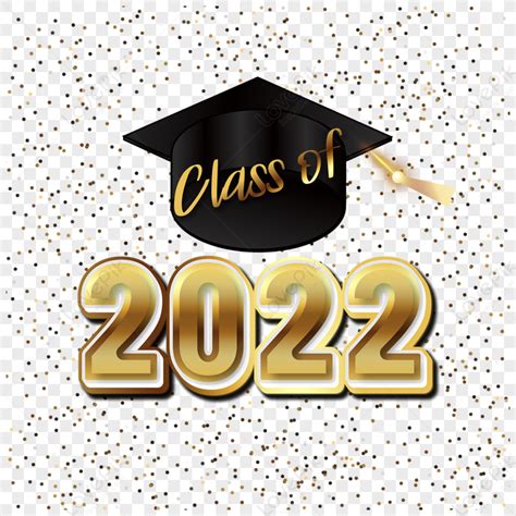 2022 졸업박사 졸업반 샌즈 골든닷 졸업모자 2022 졸업축하 글리터 골든 스테레오청소년졸업 시즌 Png 일러스트 무료