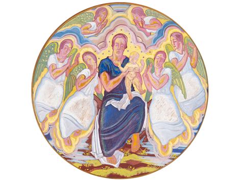 Ferdinand Andri Waidhofen An Der Ybbs 1871 1956 Vienna Attributed Madonna Auction