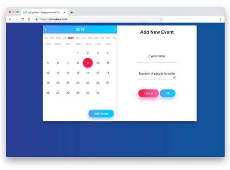 Professional Bootstrap Calendar Examples