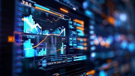 Innovative Production Process Displaying Data On Digital Panels Stock Footage Video Of