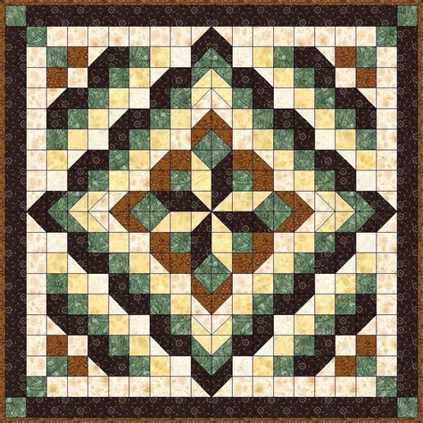 Digital PDF Quilt Block Patternfaceted Star Quilt Block Patternmodern Patchworkinstant Download