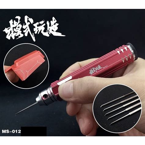 Dụng Cụ Mô Hình Moshi Bộ Chisel Gồm Cán Và 5 Mũi Chisel Tv Hobby Shop