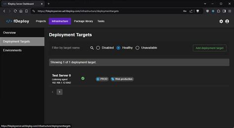 deployment targets fdeploy documentation