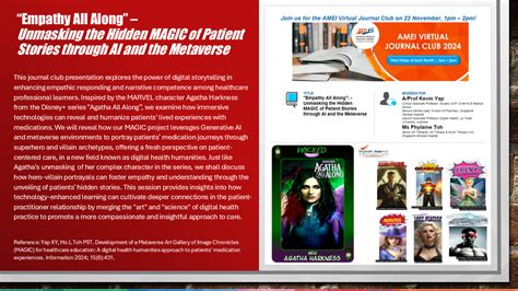 Amei Journal Club Virtual Session “empathy All Along” Unmasking The Hidden Magic Of Patient