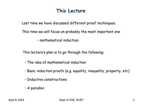 L05 Mathematical Induction In Discrete Mathmatics Ppt