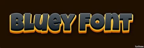 Bluey Font Font Text Effects Font Generator Custom Fonts