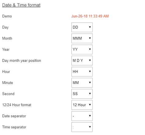 Format Settings XYZScripts Help