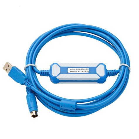 USB-SC09-FX Mitsubishi FX series PLC Programming Cable – AMSAMOTION