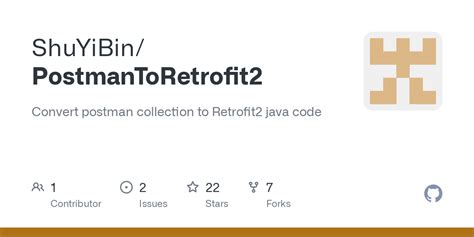 GitHub ShuYiBin PostmanToRetrofit Convert Postman Collection To Retrofit Java Code