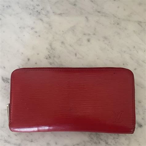 Louis Vuitton Wallet Deep Red Louis Vuitton Wallet Depop