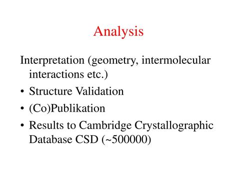 PPT The Crystallographic Information File CIF Description And Usage PowerPoint Presentation