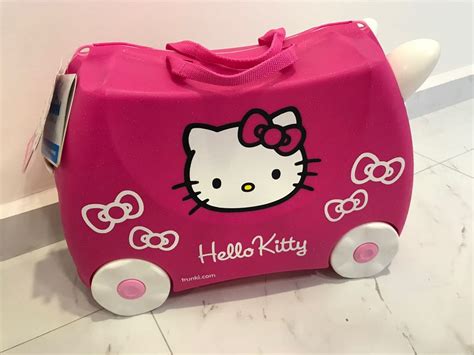 Hello Kitty And Blue Trunki Hobbies And Toys Travel Luggage On Carousell