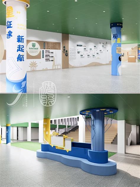 潜能·必看 这样设计，让校园立柱不再单调 小红书